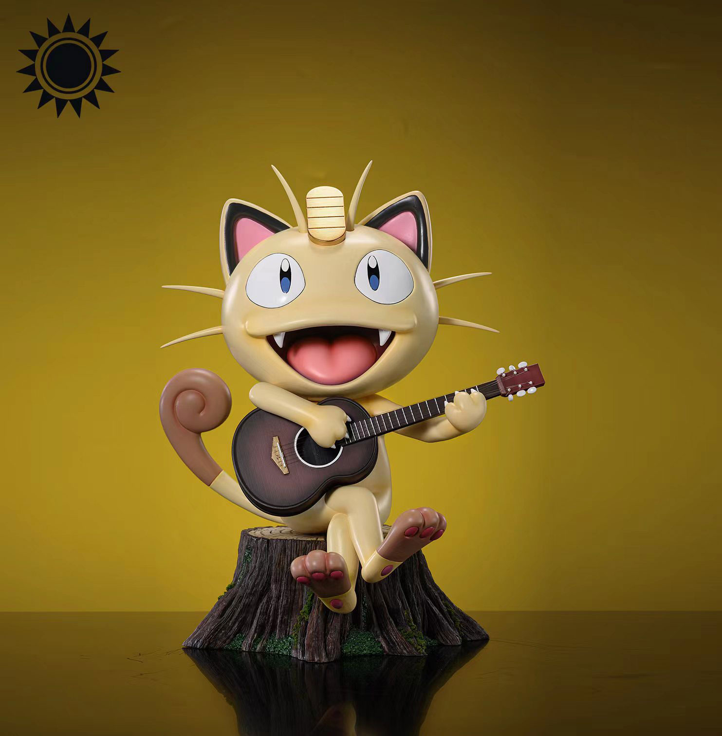 Playing Guitar Meowth - Pokemon Resin Statue - TaiYangMoWan Studio [In ...