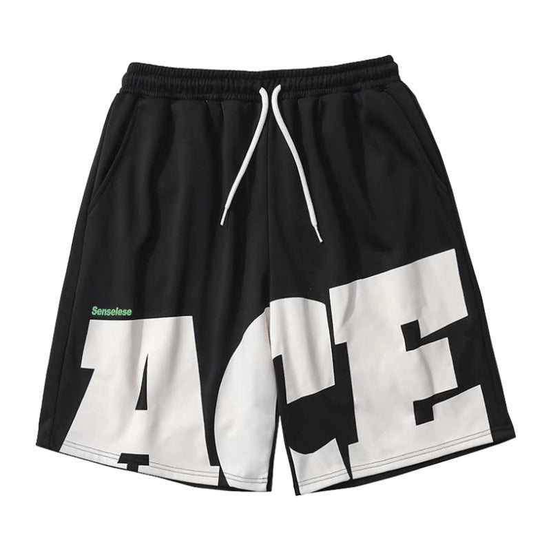 Letters Print Shorts