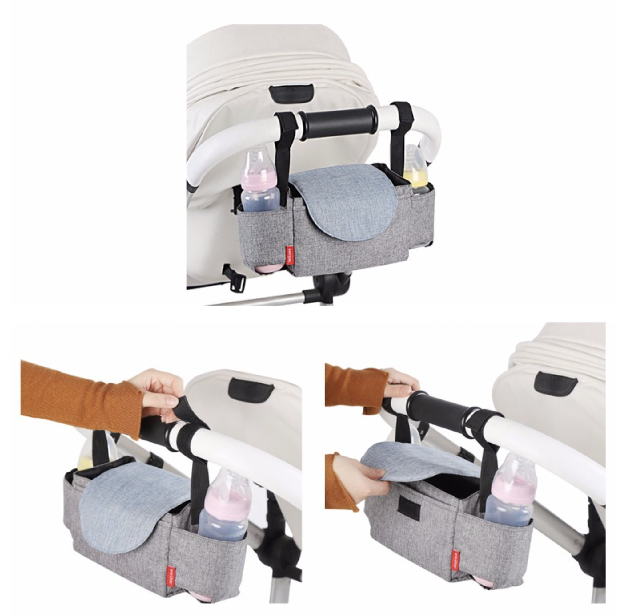 DIY Multifunctional Stroller Storage Box Template - Includes Tutorial