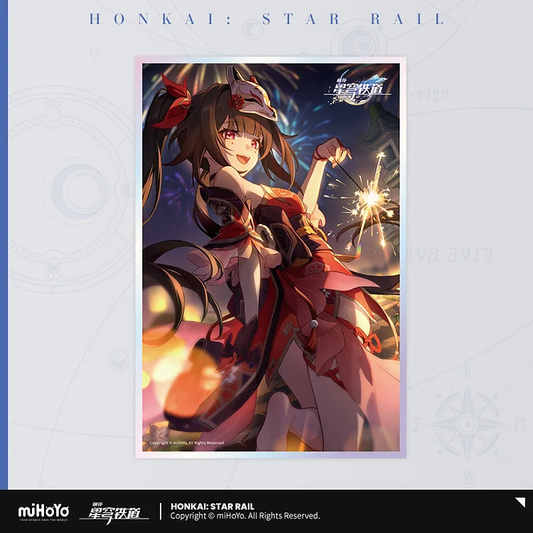 Honkai Star Rail Characters Posters [Original Honkai Official Merchandise]