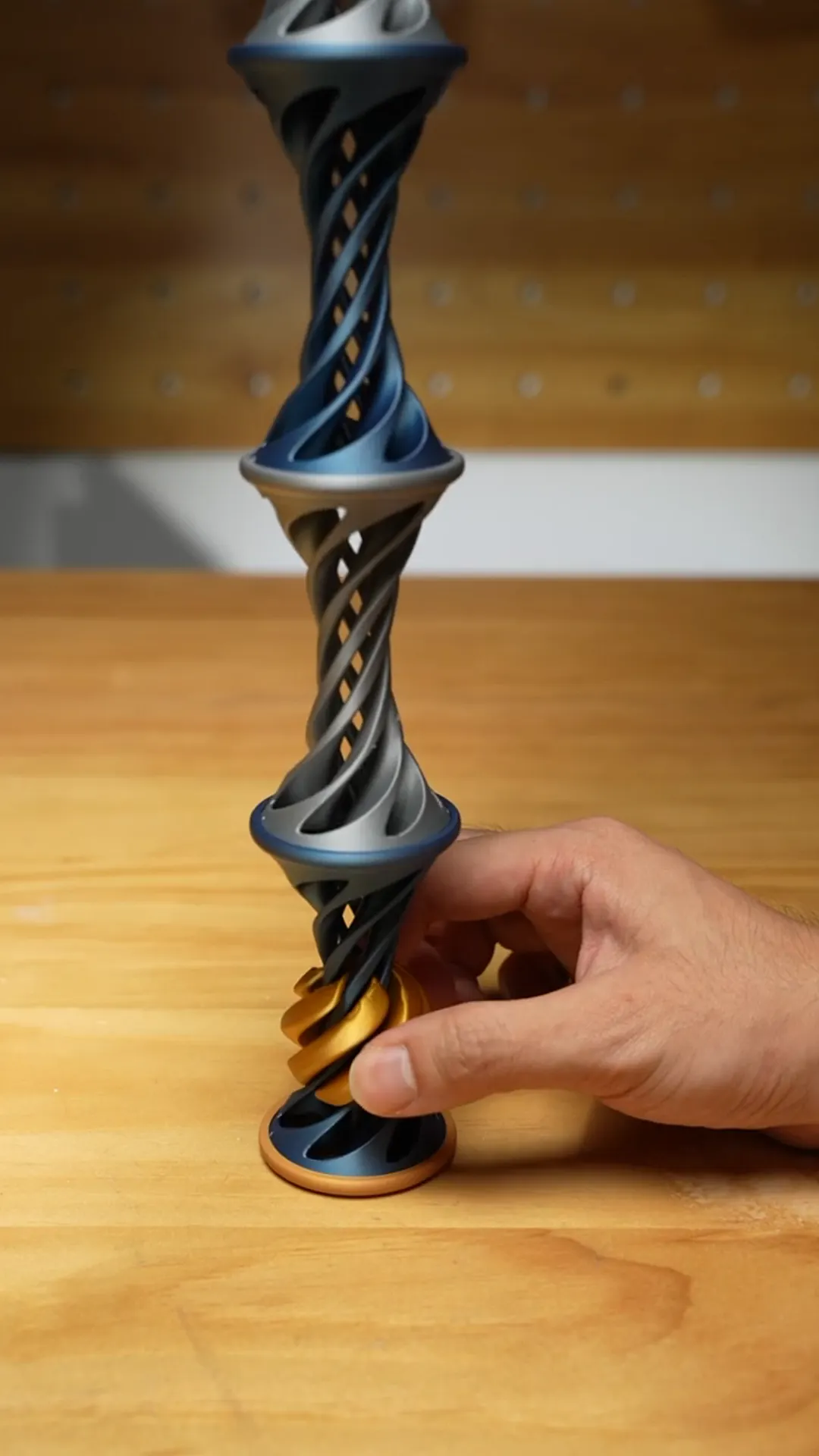 New 3D printed spiral toy decompression three-dimensional ejectable ...