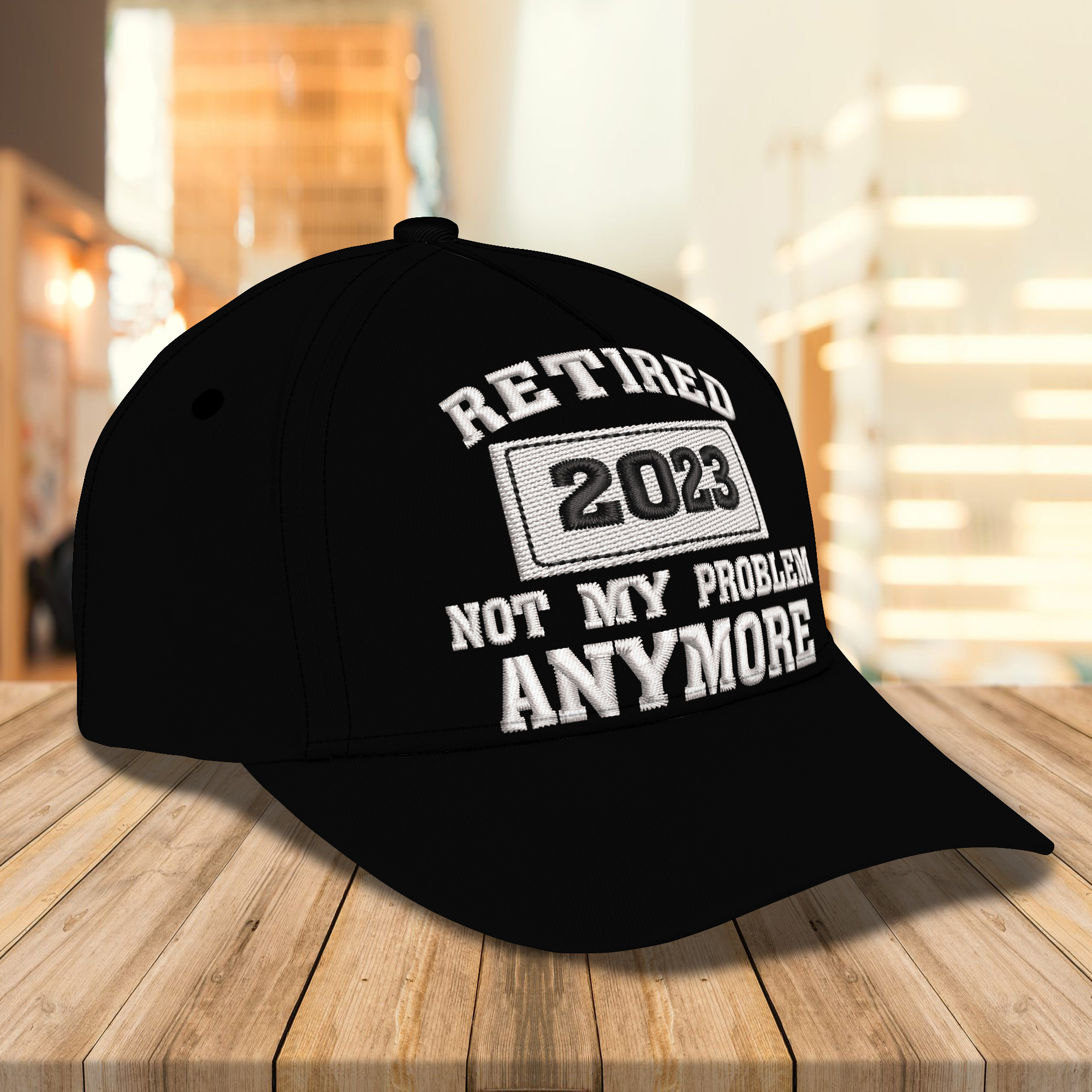 Retired Customized Embroidery Cap For Retired