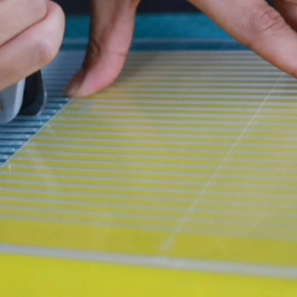 Acrylic Rubber Strings Cutting Template For Wrap And Tuck Shooters