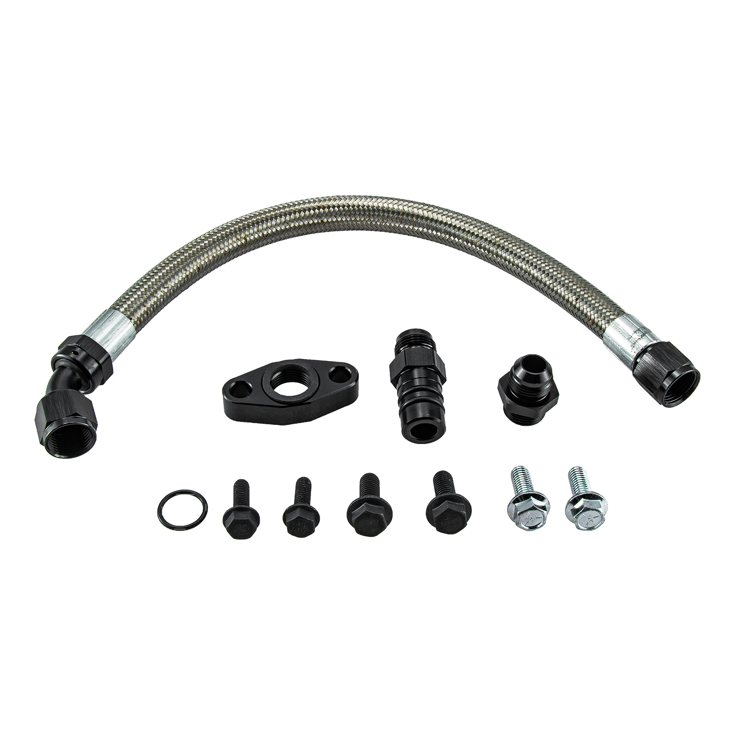 Alloyworks Turbo Drain Tube Kit & -10AN Fitting For Cummins Engine 5.9L ...