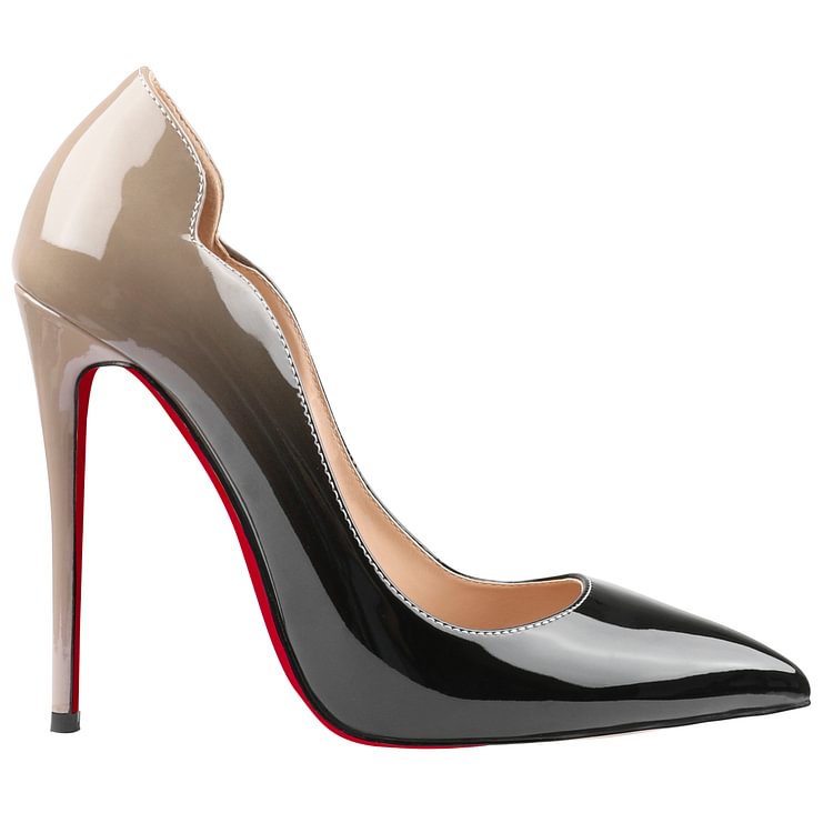 4.72" Women's High Heels for Party Wedding Pumps Gradient Color