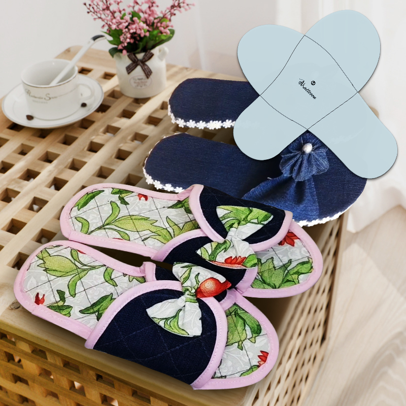 Easy Tutorial to Sew Slippers at Home - With Template