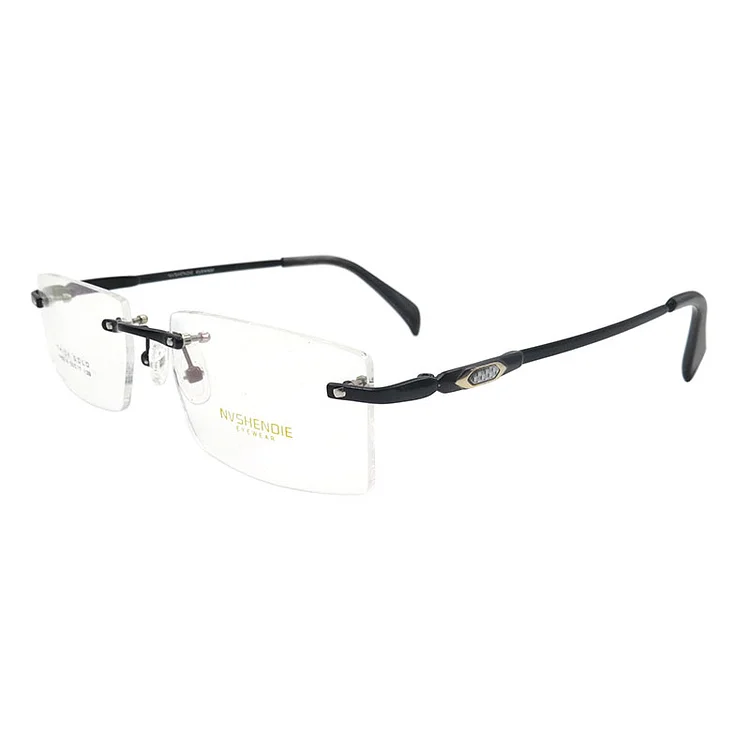 Gmei Optical S8314 Rimless Eyeglasses Frame for men Rimless Eyewear Glasses