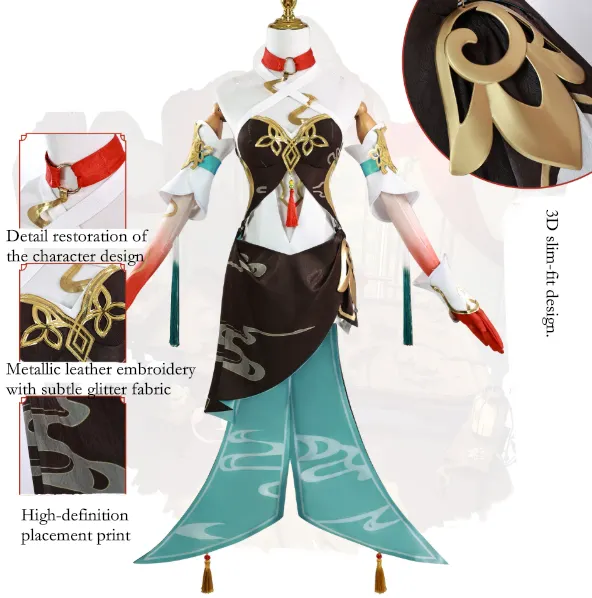 Honkai: Star Rail Ling sha cosplay Full set of clothing