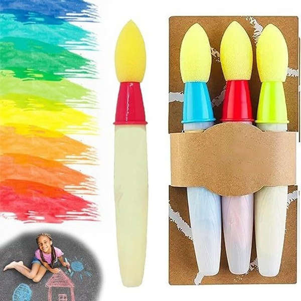 Sidewalk Chalk Paint Brush Set