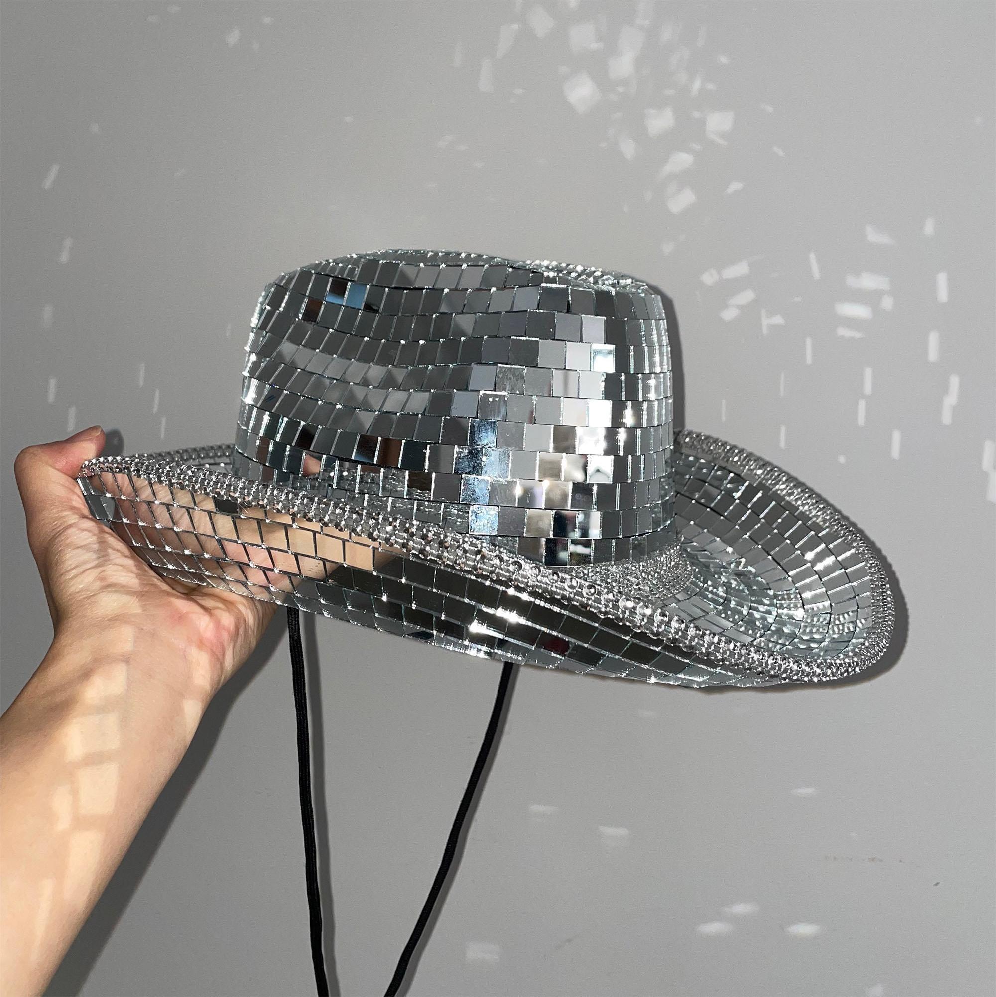 Disco Ball Cowgirl/Cowboy Hat 【Buy 2 get free shipping&Box packing】
