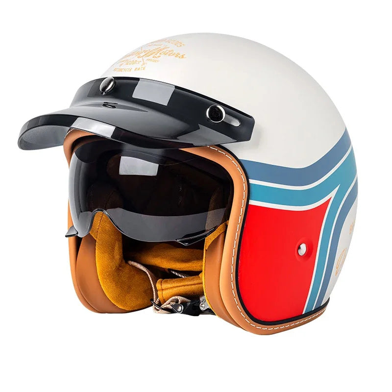 Timeless Motorcycle Helmet - DOT and ECE Approved