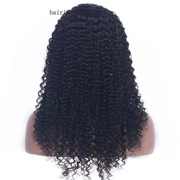 Hairis curly long human hair wig