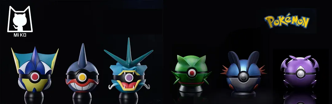 Crobat Pokeball - Pokemon Resin Statue - MiKo Studio