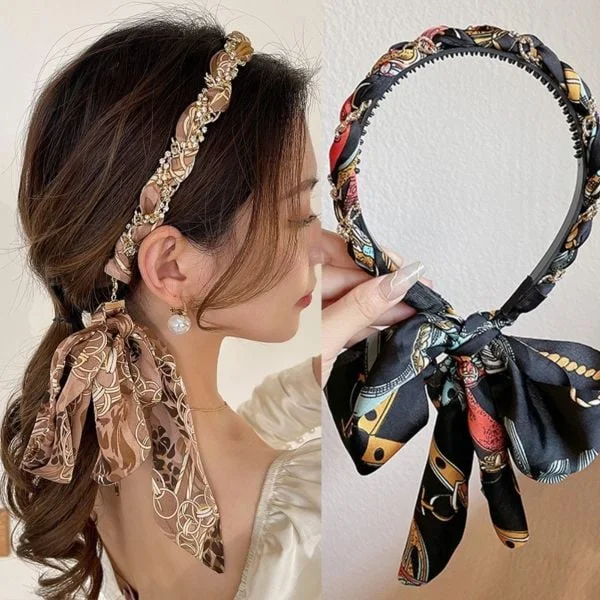 Hot Sale-Satin Fabric Hair Bands