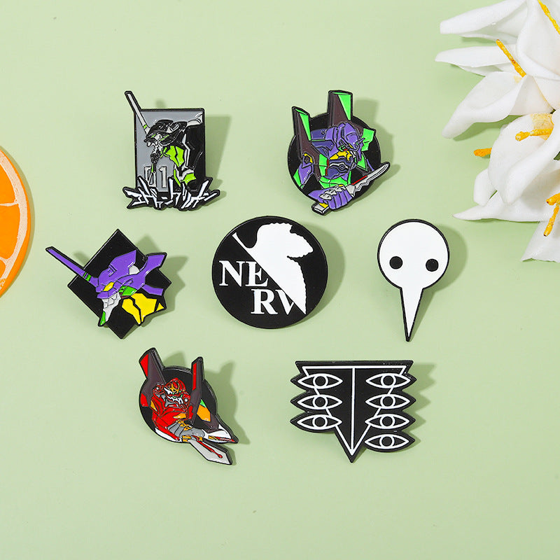 Cute Cartoon Eva Pins