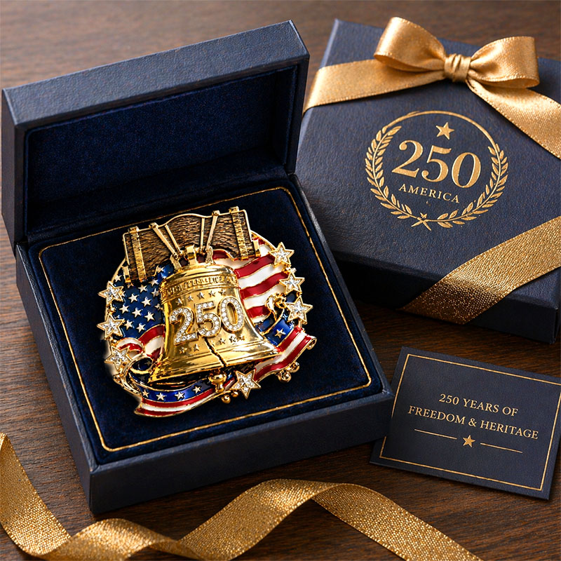 250th Anniversary Liberty Bell Commemorative Pin - A Symbol of America ...