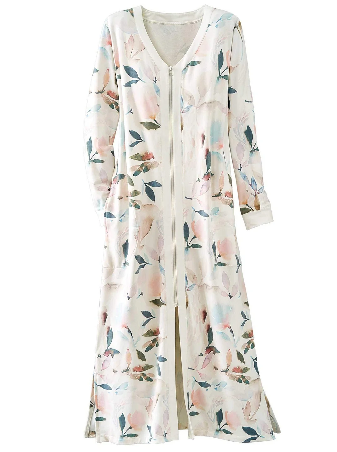 Floral Zip Robe