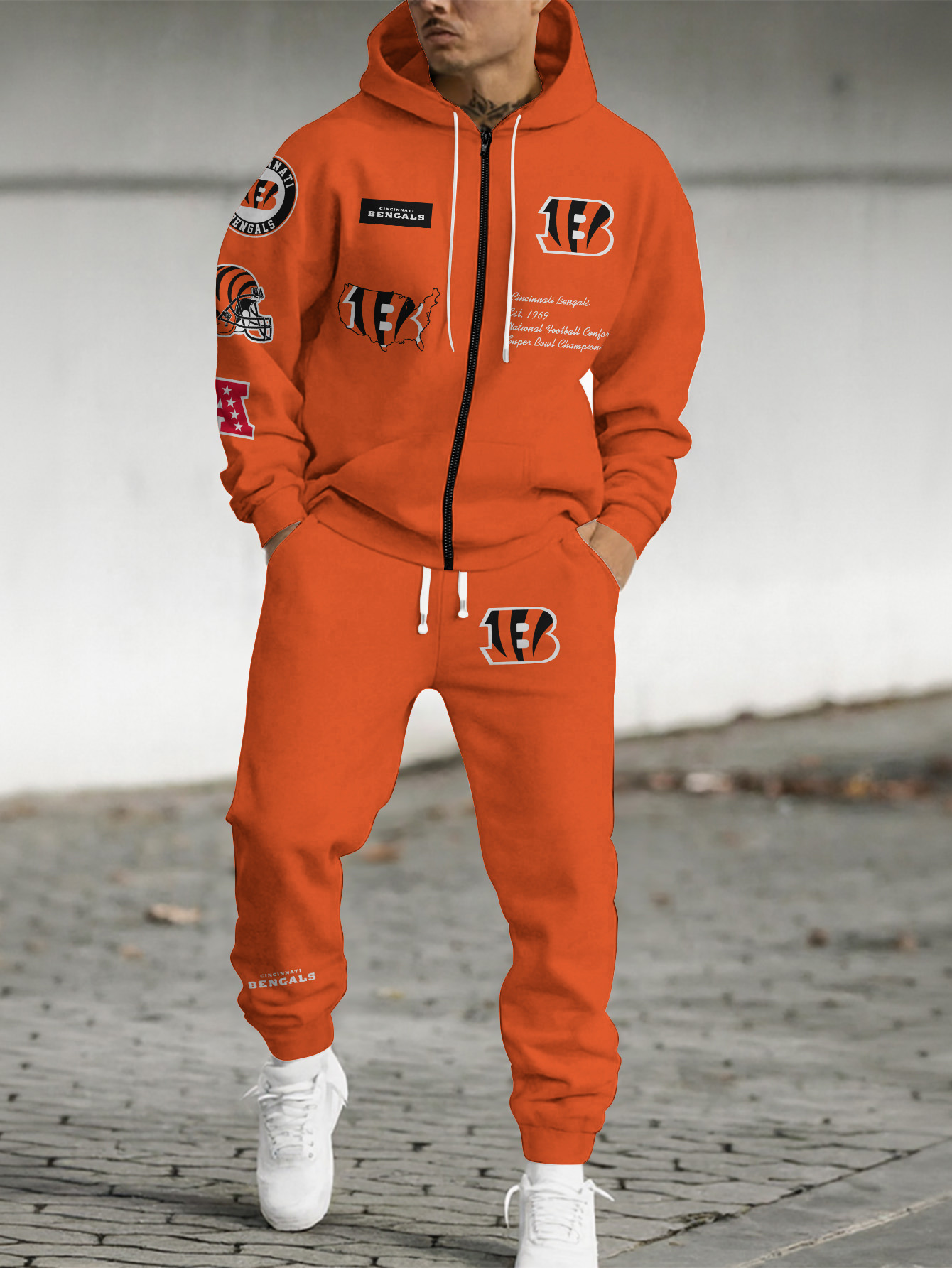 Pittsburgh Steelers Casual Hoodie Jogging Sweatpants Tracksuit Set