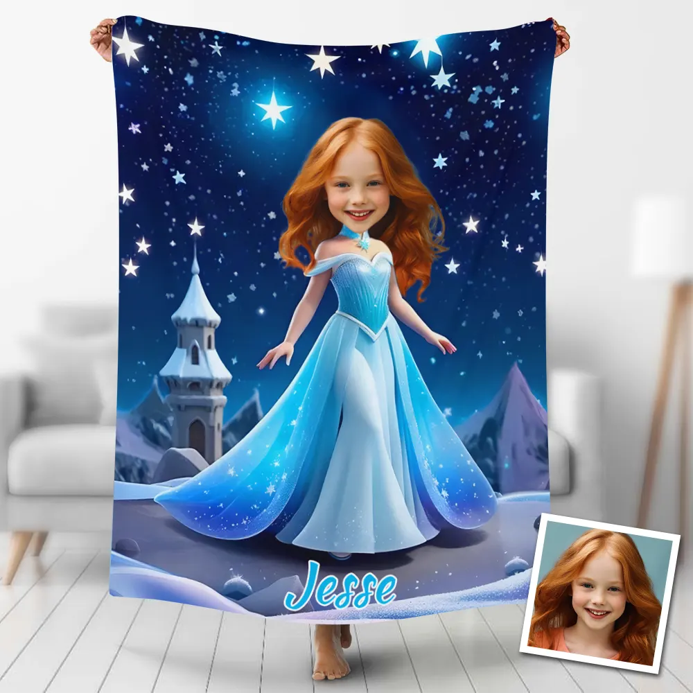 Custom Blankets Personalized Princess Blanket