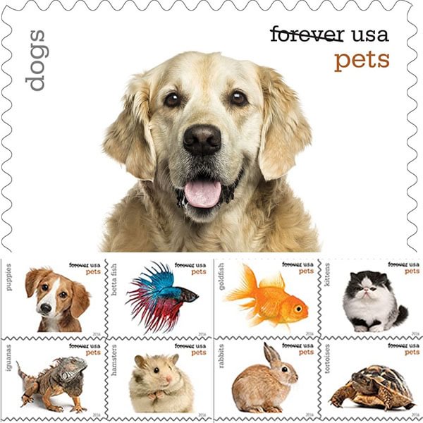 Pets Forever Stamps 2016