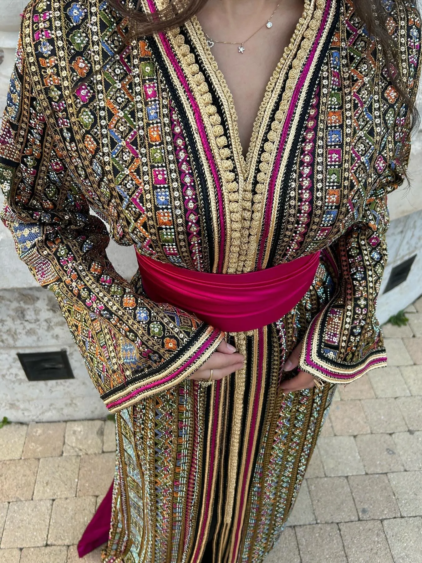 Vintage Long Sleeve Kaftan