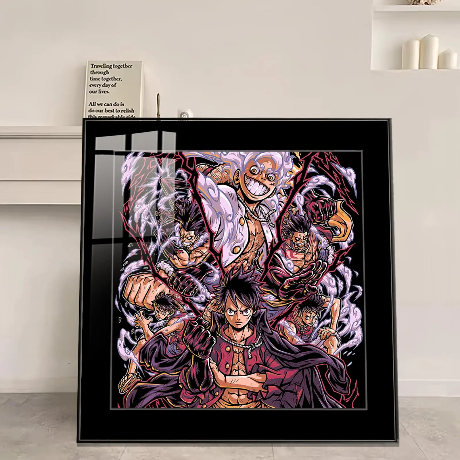 Gear 5 Monkey D. Luffy Evolution's Path Decorative Painting - ONE PIECE ...