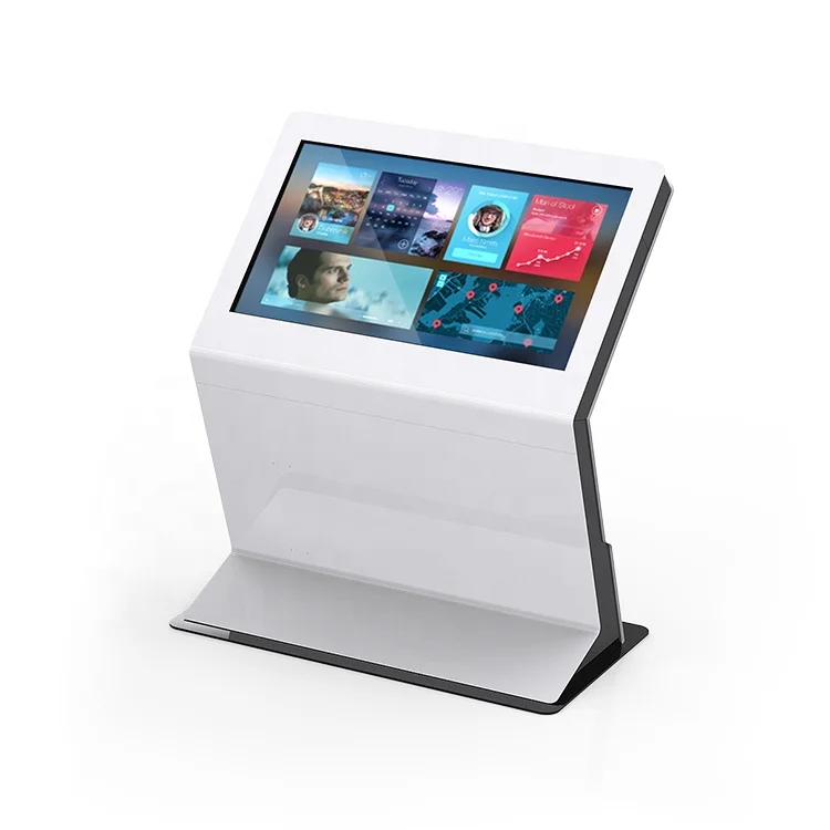 RFID Floor Stand shopping mall 43 inch interactive multi touch screen ...