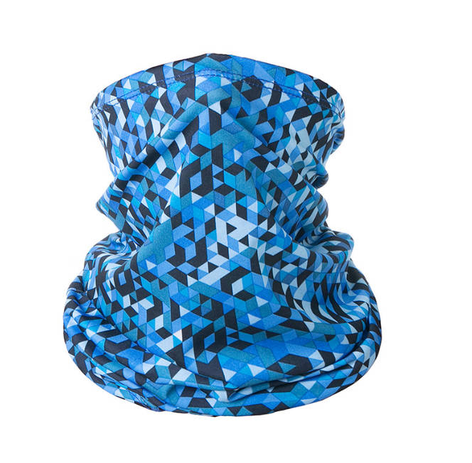 Defend in Style: Royal Blue Square Faceguard Anti-Pollution Scarf Face ...