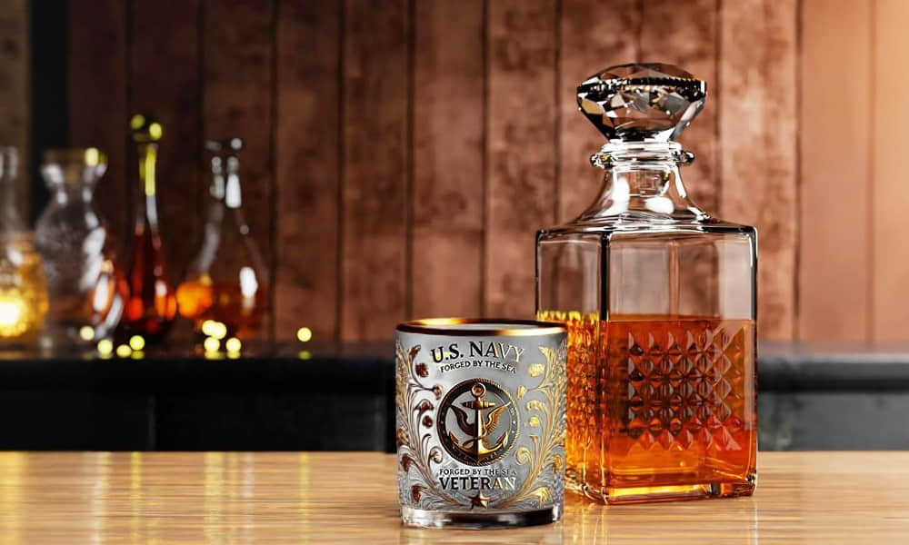 Olygee Veteran Tribute Glass