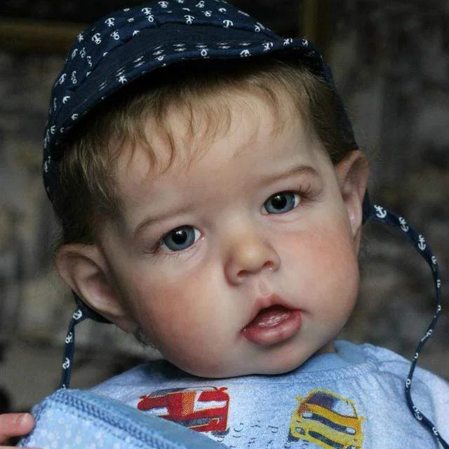 22"Little Ethan Cute Reborn Baby Doll -Realistic Toy Gifts Handmade by ...