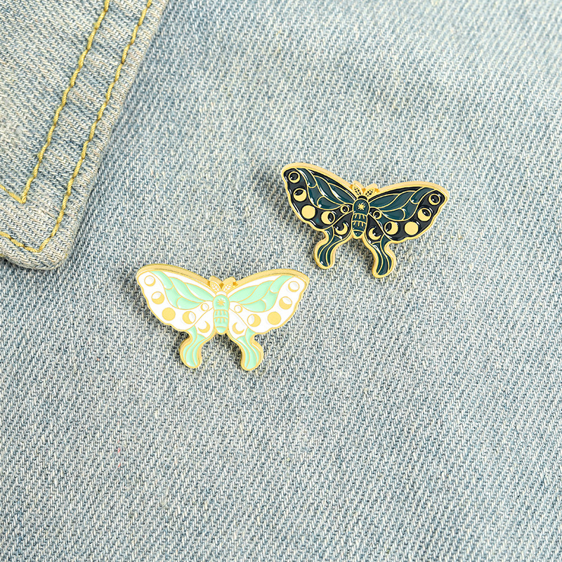 Cartoon simple creative design butterfly brooch jewelry cute butterfly ...