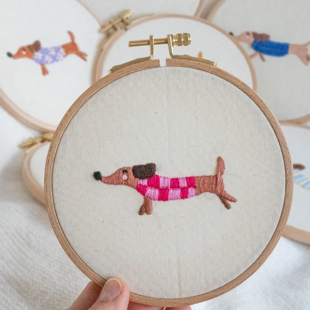 Dachshund Embroidery Pattern