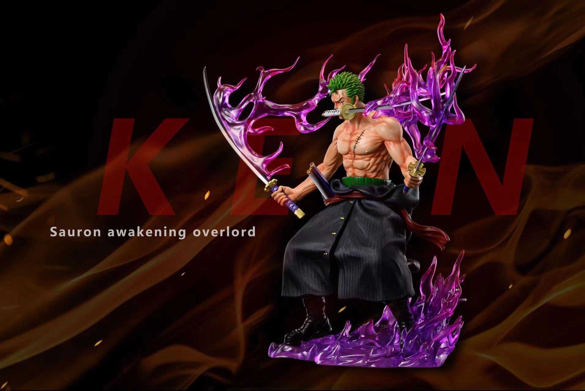 Roronoa Zoro Awakening Overload - ONE PIECE Resin Statue - KEN-Studios ...