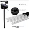 Solar Power Tube Lights Lamps Acrylic Bubble Pathway Lawn Landscape ...