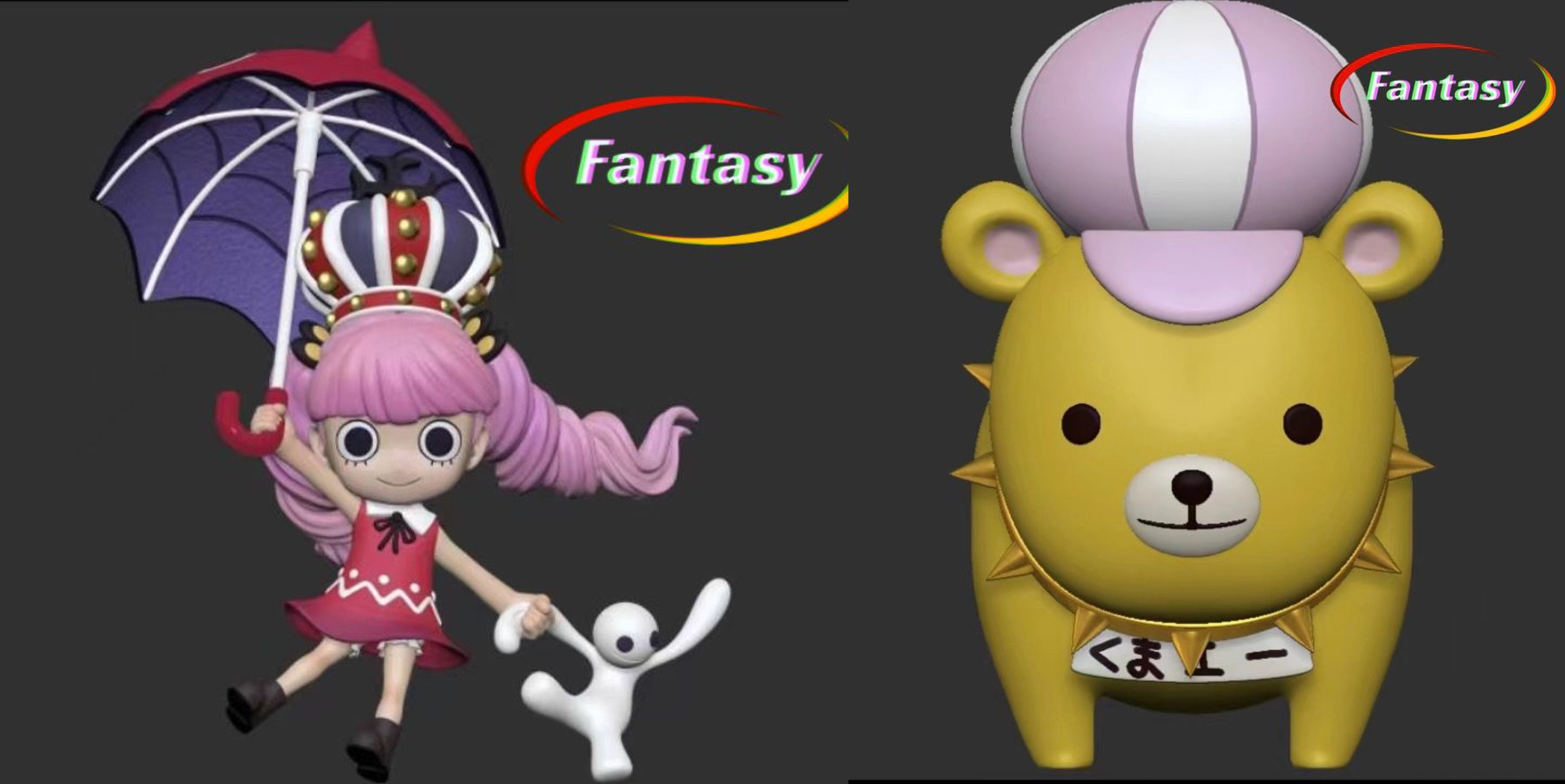WCF Scale Childhood Series Perona & Kumashi - ONE PIECE Resin Statue ...