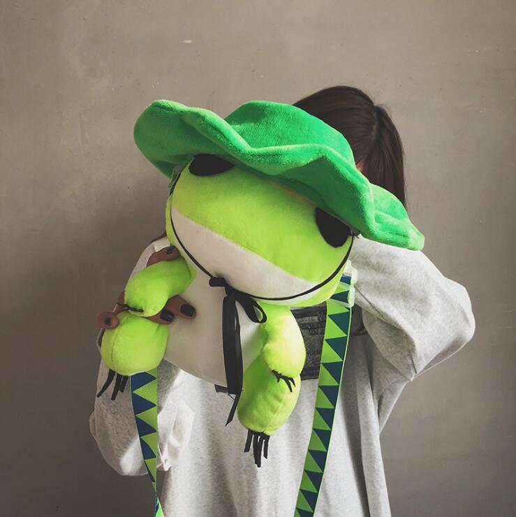 FROG PLUSH SHOULDER BAG