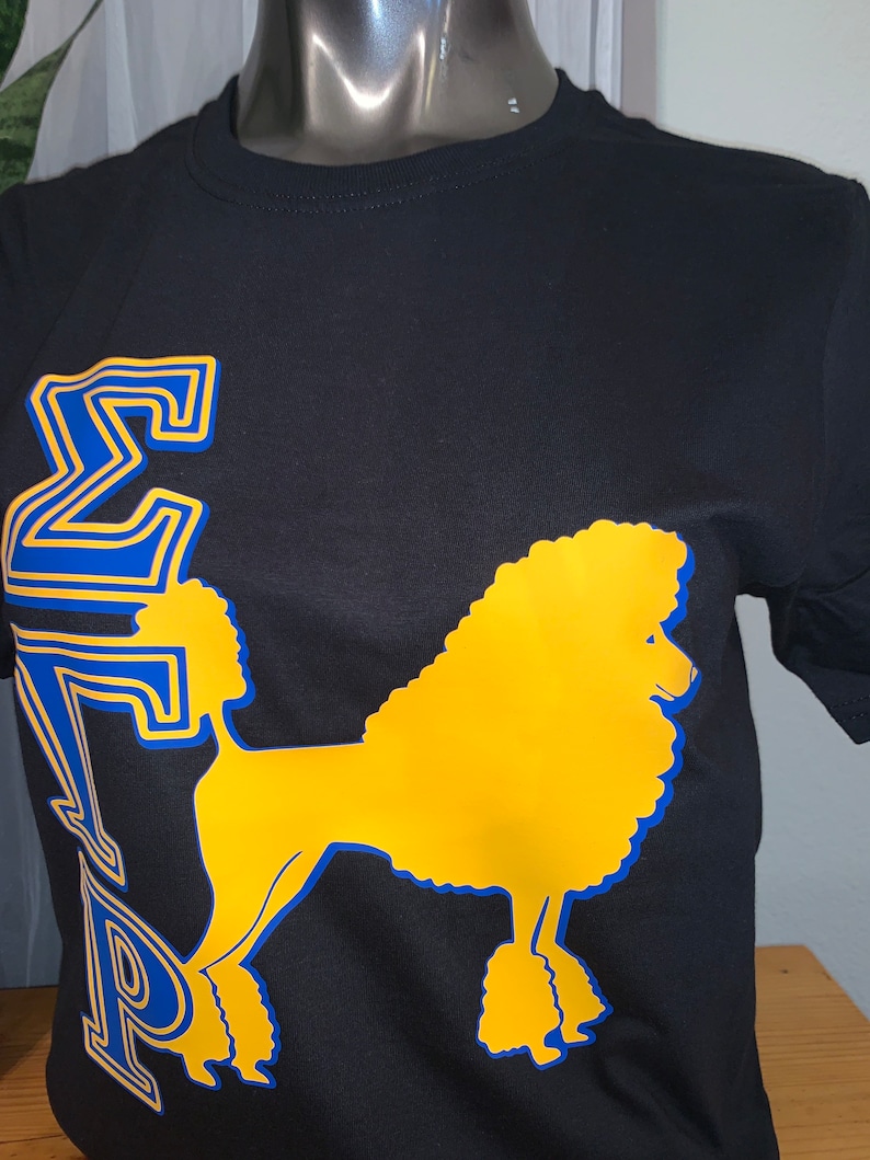 Sigma Gamma Rho Gold Poodle Unisex Tee
