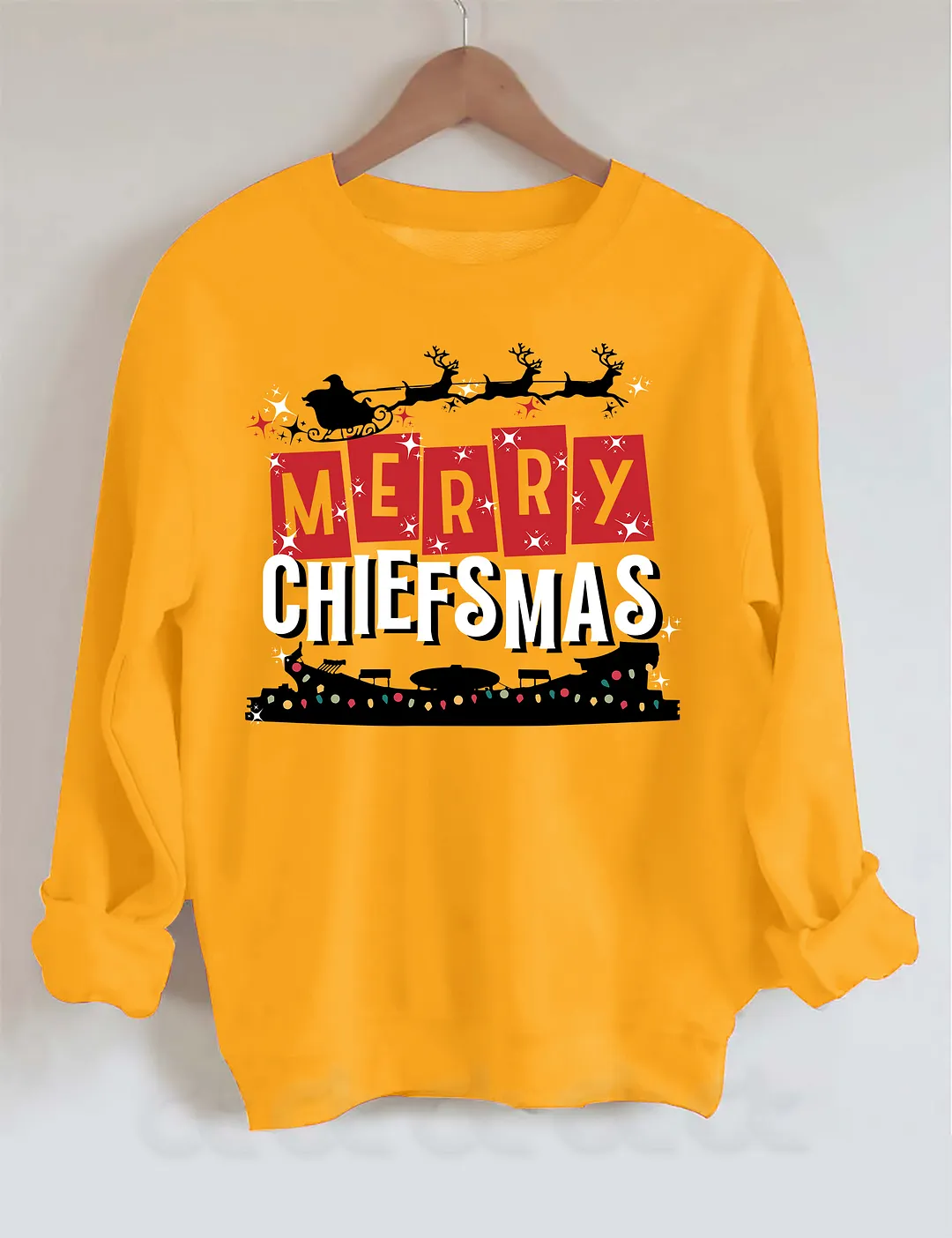 Kansas City Chiefs Merry Chiefsmas Sweatshirt