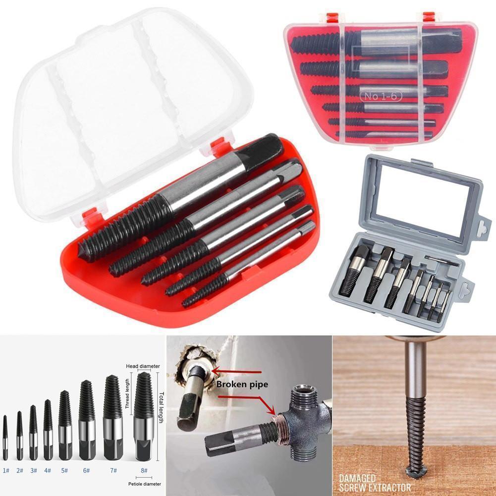 Pipe Screw Extractor Set