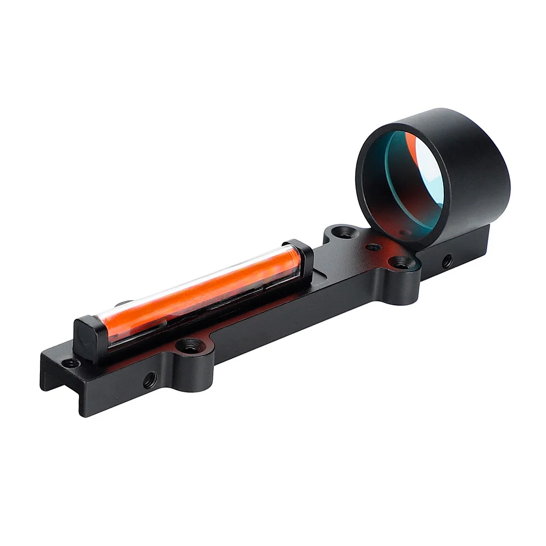 ohhunt® Red Dot Sight With Fiber Pin Onto Ventilated Rib For Shotgun ...