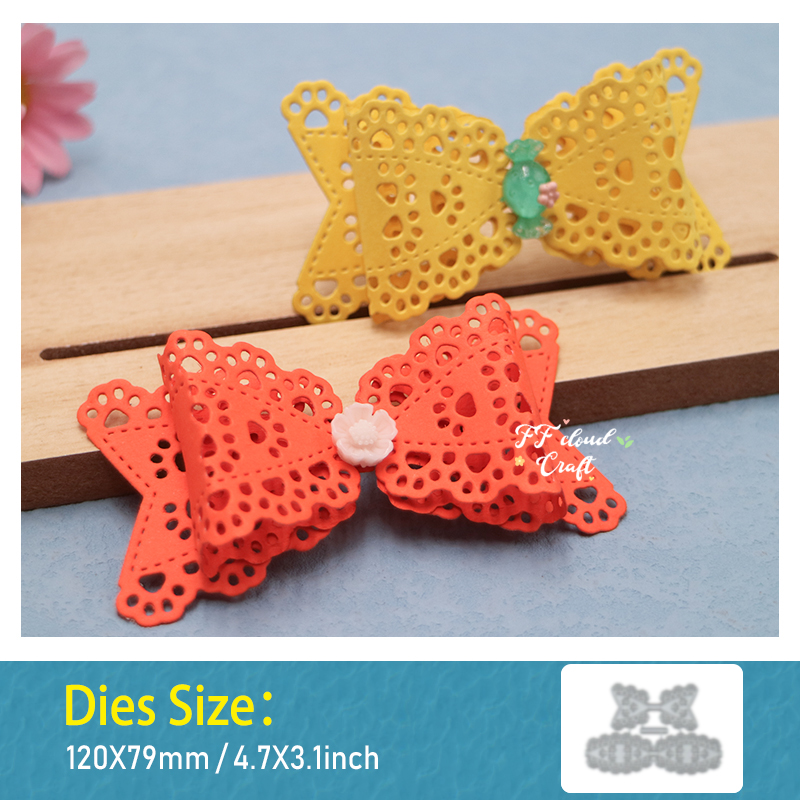 Nigikala Cutting Dies Bow Tie Scrapbook Paper Cutting Album Cover Paper ...