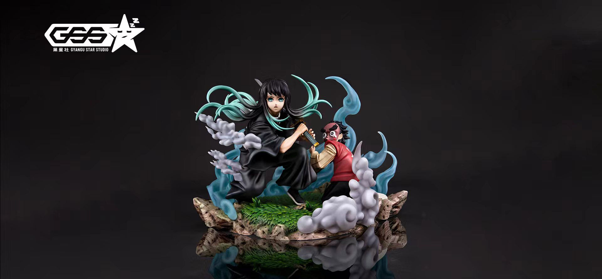 Muichiro Tokito & Kotetsu - Demon Slayer: Kimetsu No Yaiba Resin Statue ...