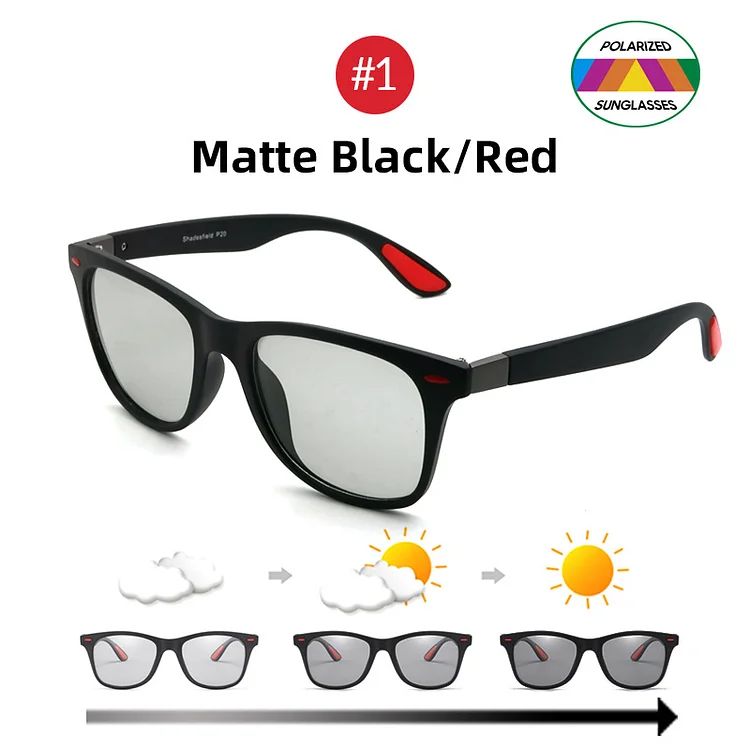 VIVIBEE Classic Photochromic Sunglasses with Polarized Men Driving ...