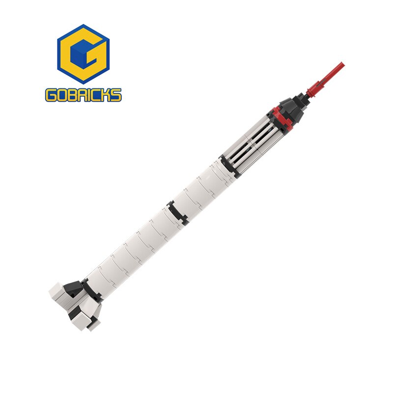 Gobricks MOC Mini Size Mercury-RedStone Rocket Building Blocks Space ...