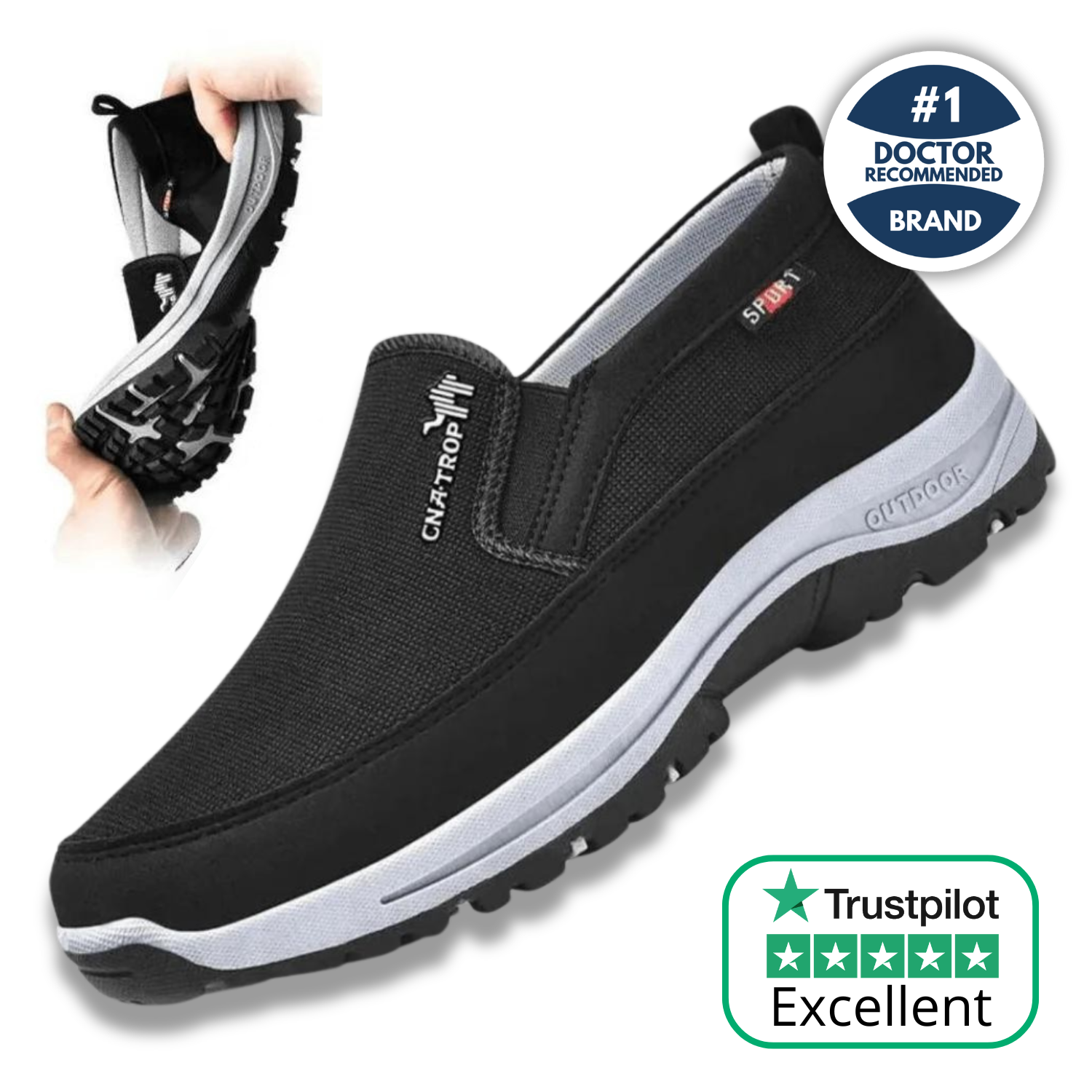 HEALIX | Ultra-Comfort Wide-Fit Orthopaedic Shoes