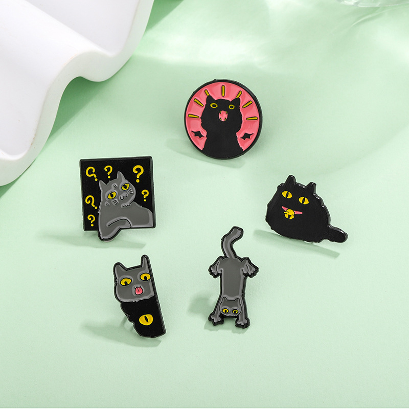 Cartoon Cat Series Pins
