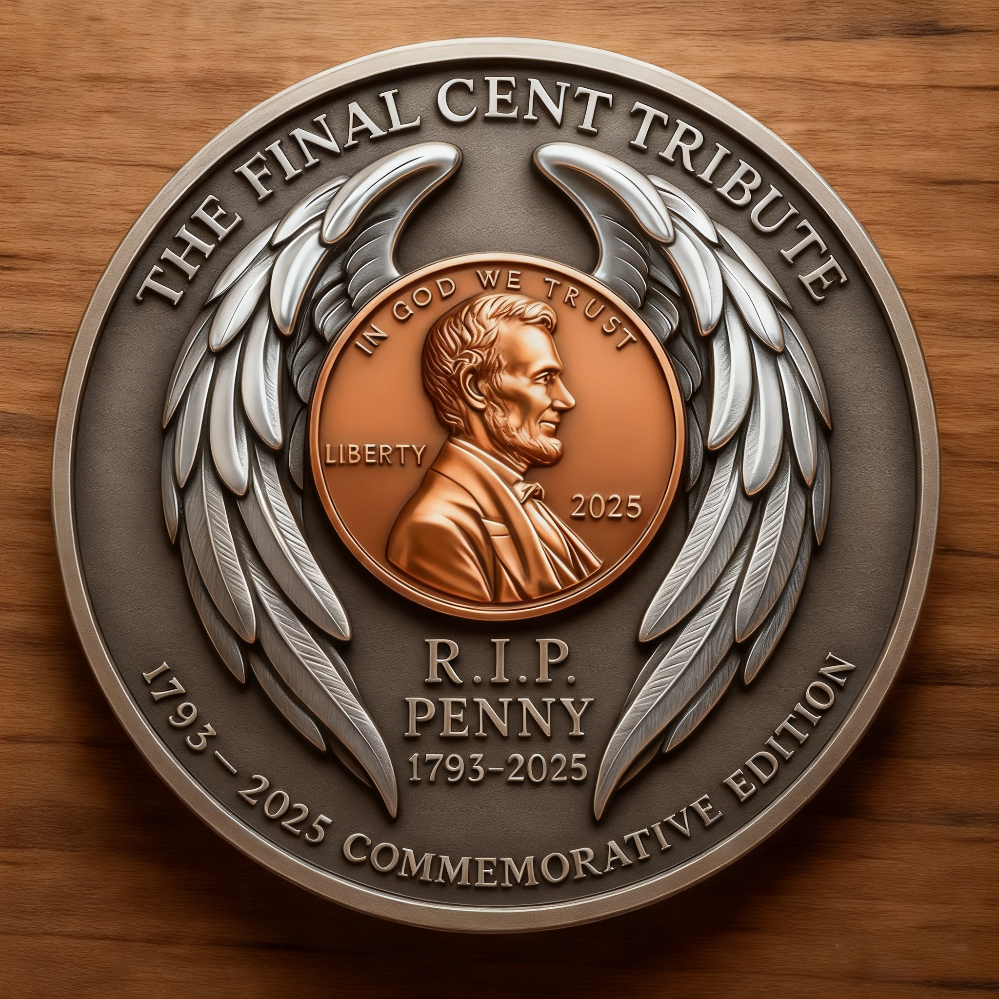 🏆Flash Sale 60% OFF -“The Last Cent” Tribute Coin
