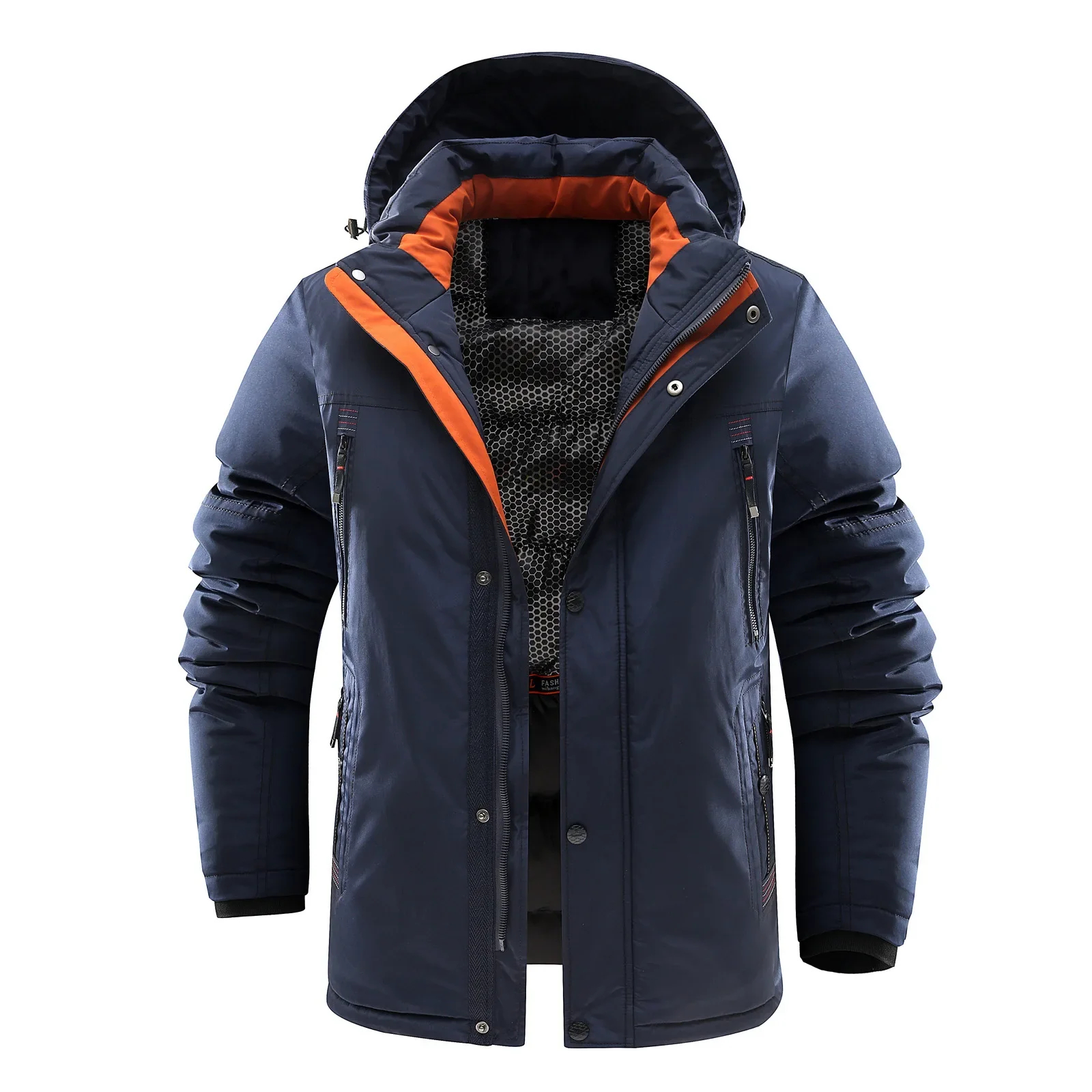 Men's Winter Hooded Heavy Duty Down Jacket