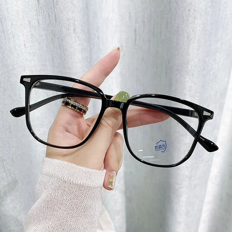 Anti Blue Light Computer Goggles Eyewear Retro Square Frame Eye ...