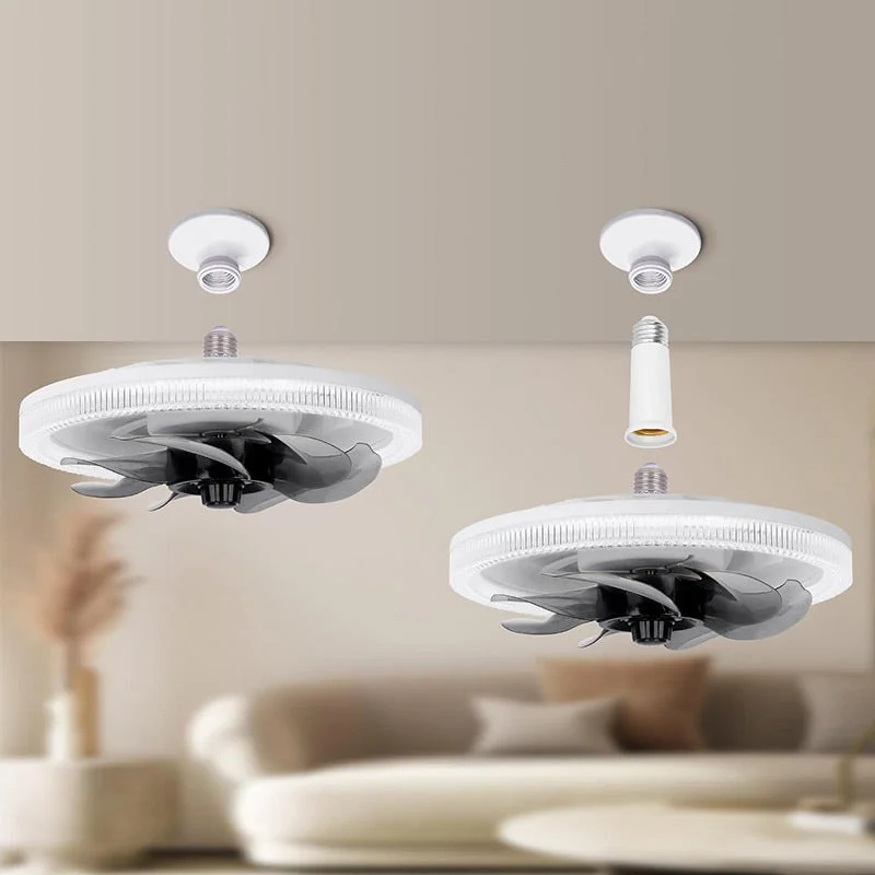💥 2-in-1 Mute Adjustable Fan Light with Remote Control